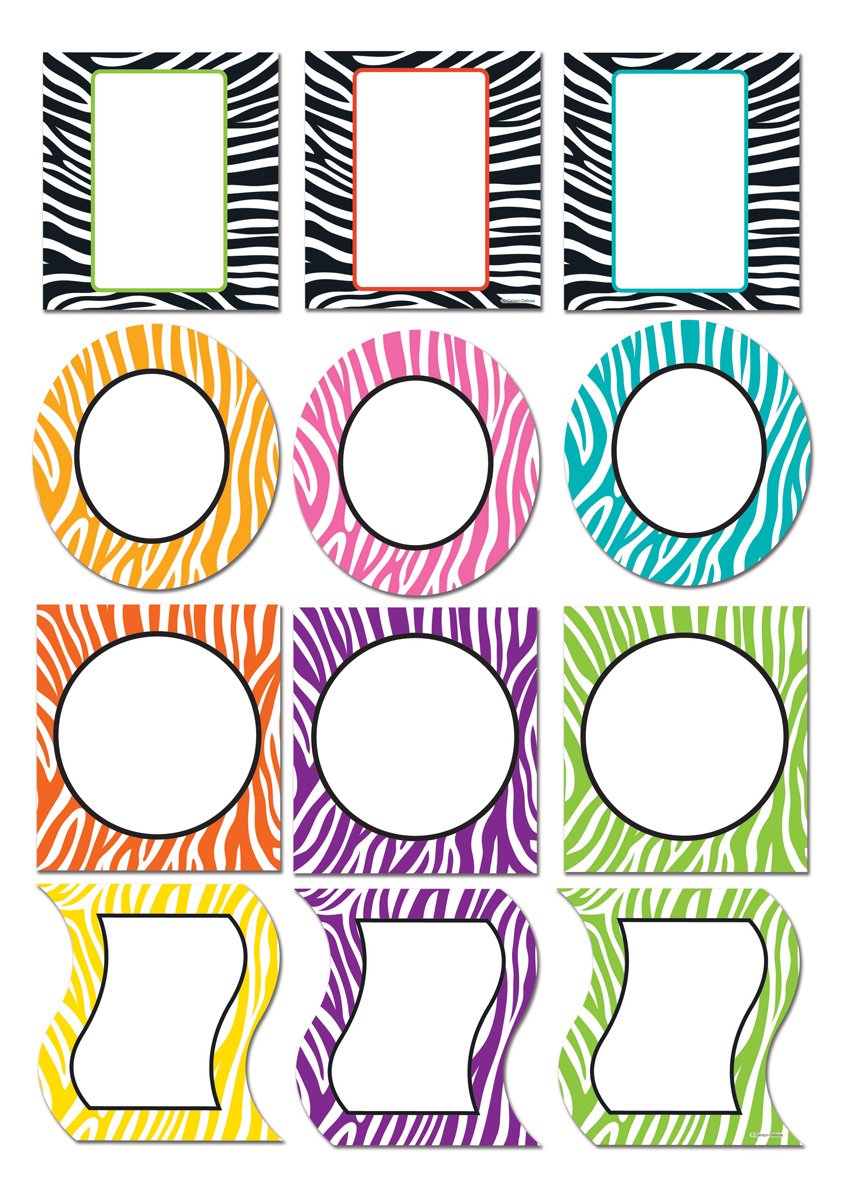 Carson Dellosa Wild Style Cut-Outs (120129)