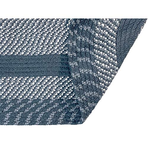 Better Trends Newport Braid Collection is Durable and Stain Resistant Reversible Indoor Utility Rug 100% Polypropylene in Vibrant Colors, 22" x 40" Oval, Tan