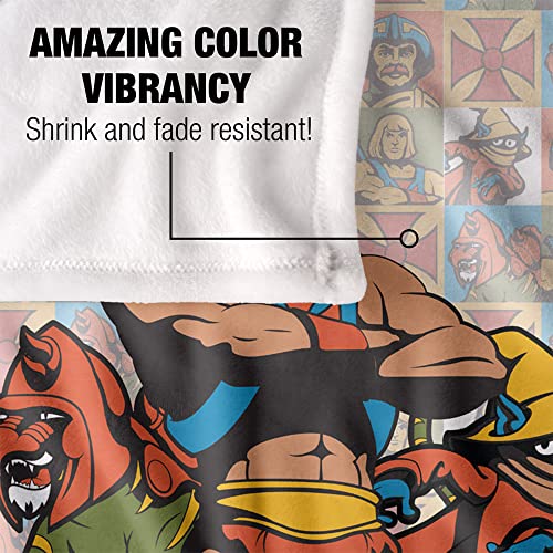Trevco Masters of The Universe Heroes Silky Touch Super Soft Throw Blanket 36" x 58"