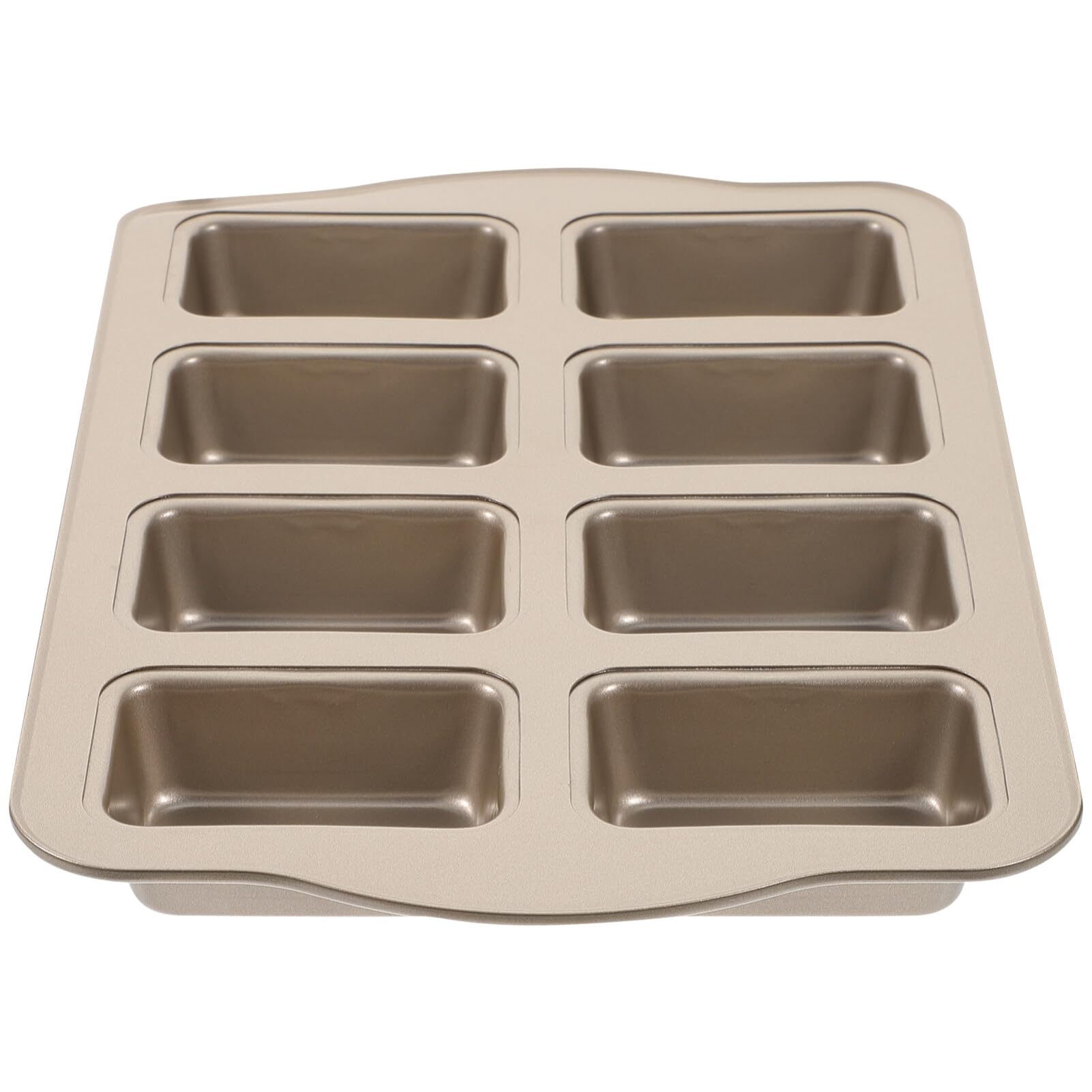 BESTonZON Cake Mold Carbon Steel Bread Pan Loaf Bread Tin Metal Bread Pan Lasagna Pan Kitchen Bread Pan Tart Pan 8 Cavity Brownie Pans Baking Pan Nonstick Cupcake Tin Cheese Muffin Pan