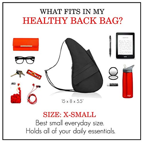 AmeriBag Classic Healthy Back Bag Tote Distressed Nylon Extra Small (Stormy Grey)