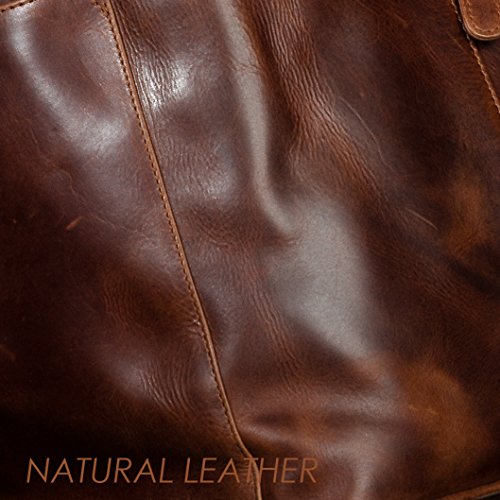 SID & VAIN shoulder bag & cross-body bag YALE tote bag handbag I Premium Leather top-handle bag leather bag woman brown