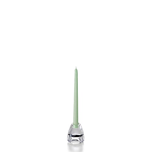 Yummi Sage Taper Candles -10 inch - 12 per Pack