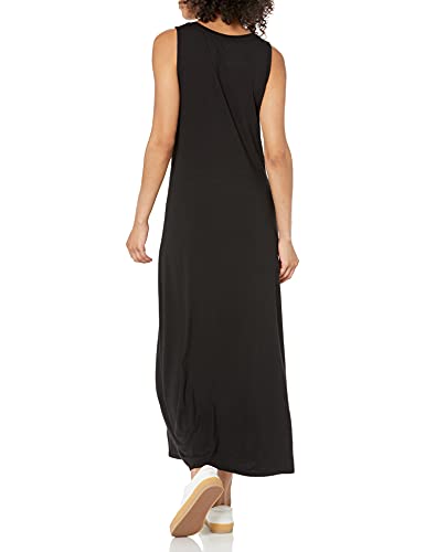 Amazon Essentials Women's Tank Maxi Dress, Black, Large