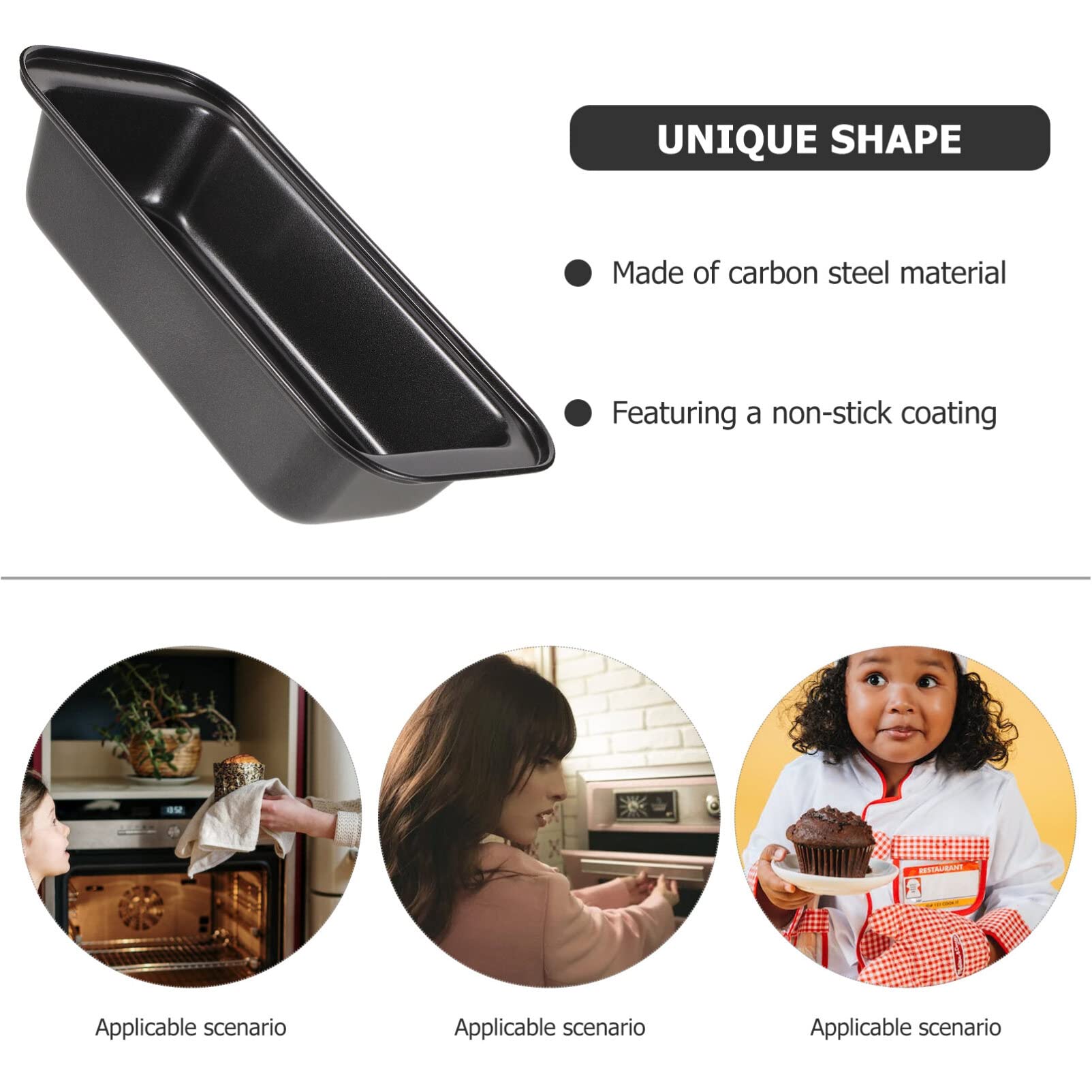 UPKOCH Bread Pan Toast Mold Bread Baking Mold Toast Cooking Mold Loaf Pan Carbon Steel Baking Pan Reusable Toast Pan Kitchen Gadget Metal Loaf Tin Toast Diy Baking Mold Home Bake Mold