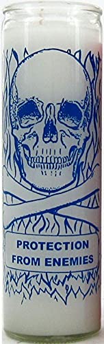 Protection From Enemies 7 Day Jar Candle (White)