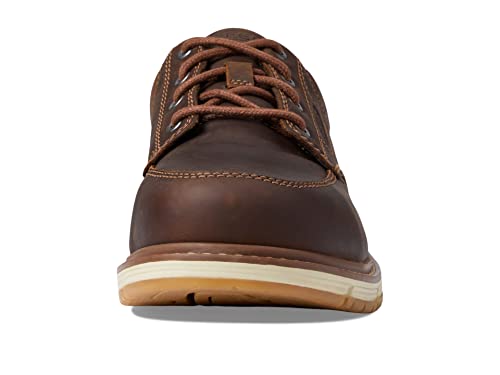 KEEN Utility Men's San Jose Oxford Low Alloy Toe Industrial Wedge Work Shoes, Gingerbread/Off White, 7.5 Wide