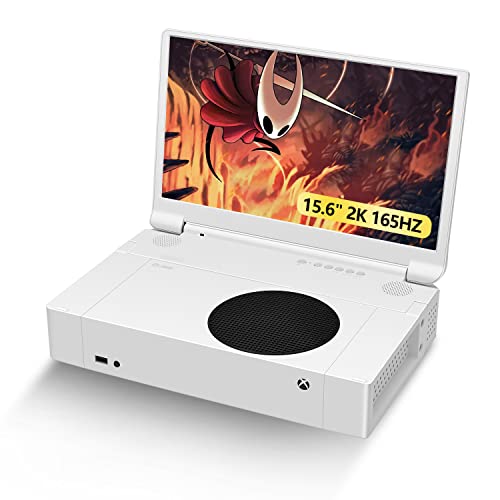 G-STORY 15.6" Portable Monitor 144Hz for Xbox Series S 2K Portable Gaming Monitor IPS Screen for Xbox Series S(not Included) with Two HDMI, HDR, Freesync Game Mode Travel Monitor