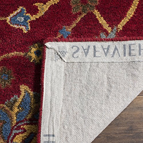 SAFAVIEH Heritage Collection 8' x 10' Red HG655A Handmade Traditional Oriental Premium Wool Area Rug