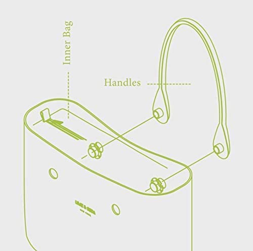 LIME AND SODA Women's Fashion Eva handbag - Mix and Match - Lime