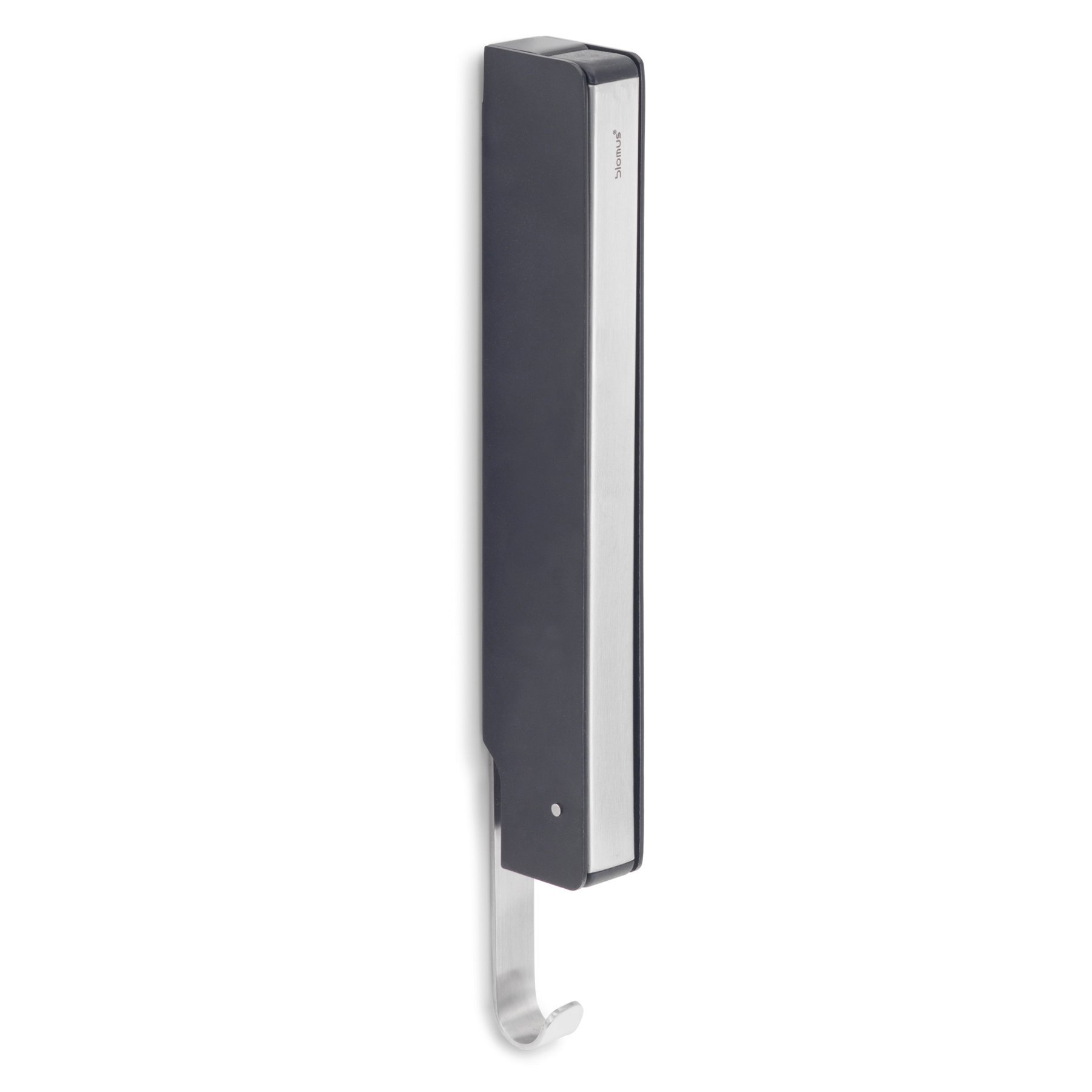 Blomus Lanca Valet Flip-Down Wall Mounted Coat Hook, Stainless Steel (63262)