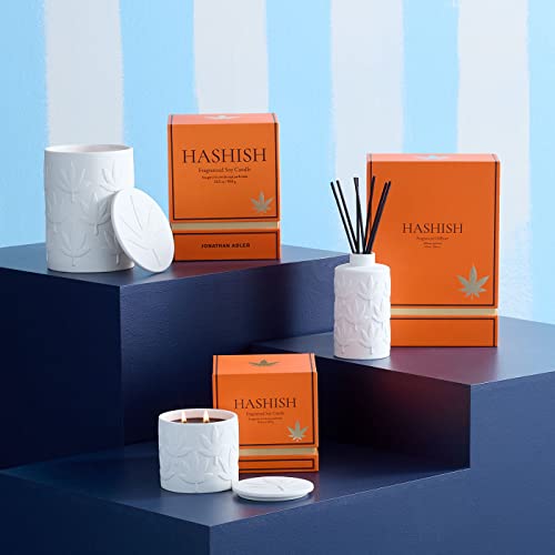 Jonathan Adler Hashish Candle, White, 10 Ounce
