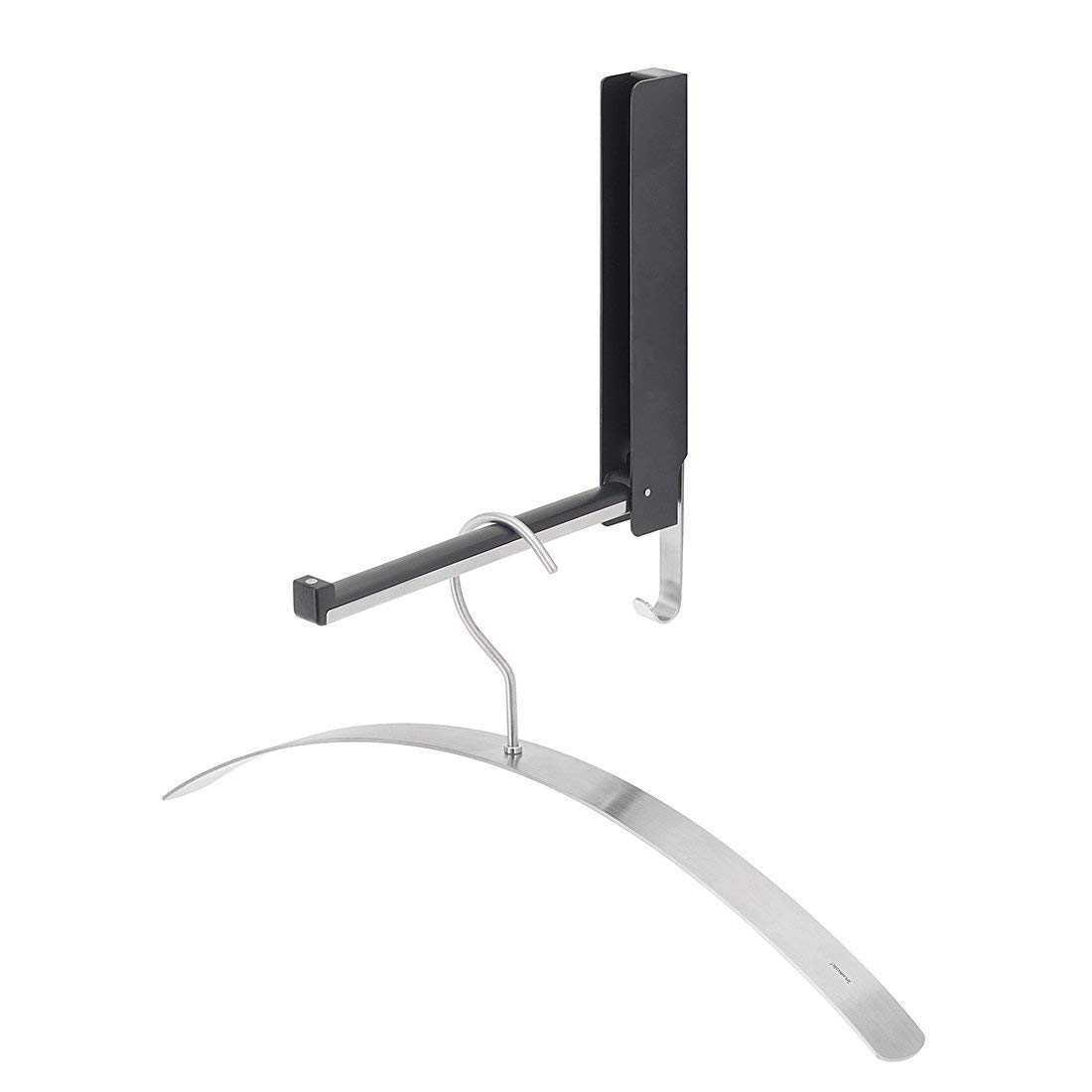 Blomus Lanca Valet Flip-Down Wall Mounted Coat Hook, Stainless Steel (63262)