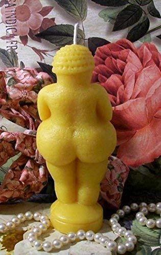 Beeswax Large Fertility Goddess Venus of Willendorf Candle