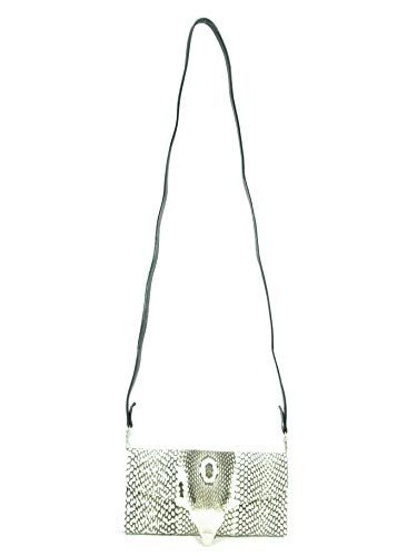 PELGIO Genuine Cobra Snake Skin with Head Leather Women's Trifold Clutch Wallet Purse Natural