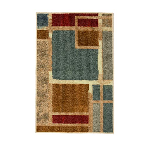 Mohawk Home Soho Regnar Geometric Squares Accent Area Rug, 1'6"x2'6", Multi