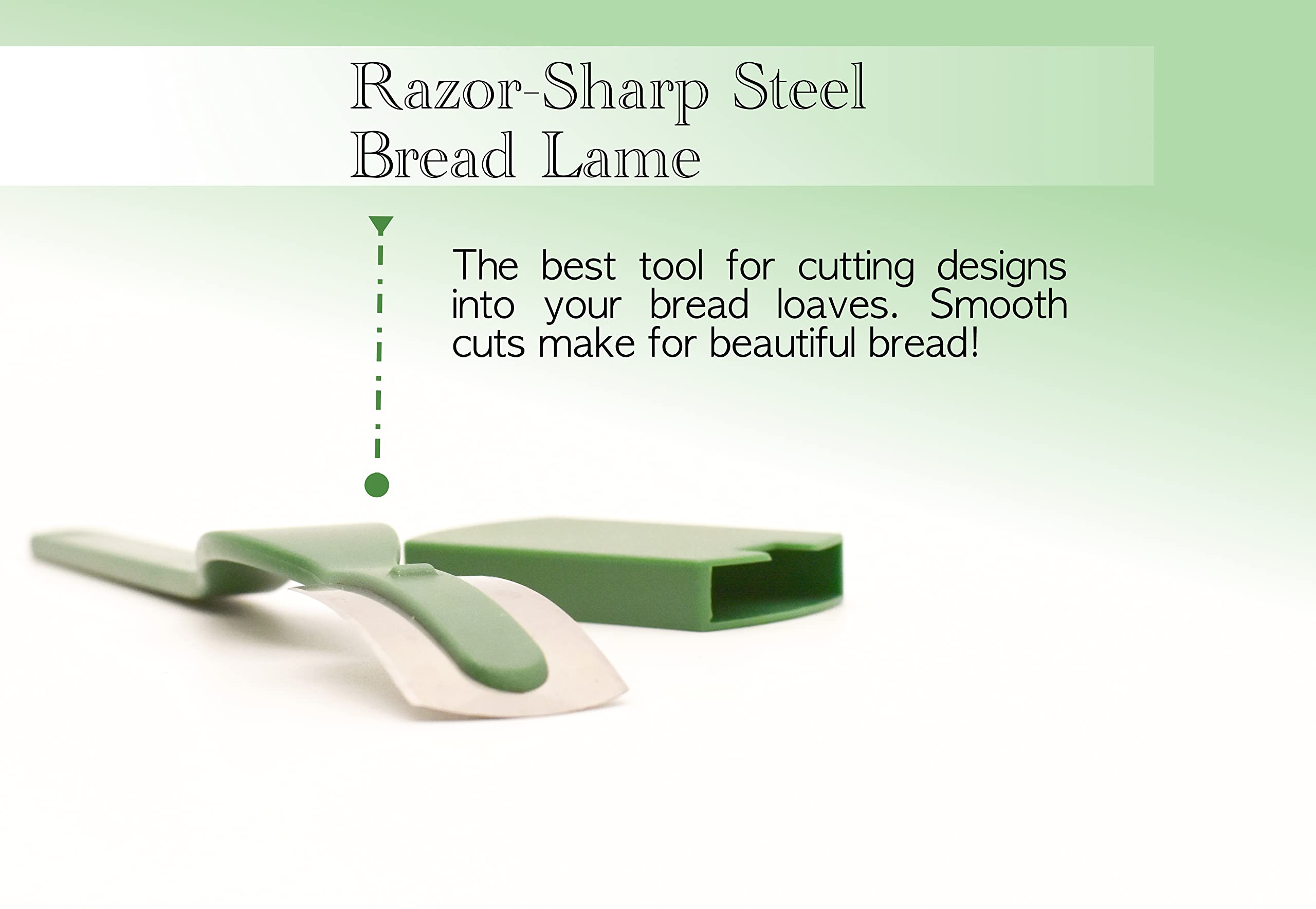Perforated French Baguette Pan for Baking 15"x13" - 4 Wave Loaves Bread Baking Pan Set with Proofing Cloth, Bread Lame Cutter and Dough Scraper - Nonstick Baguette Bread Making Tools and Supplies