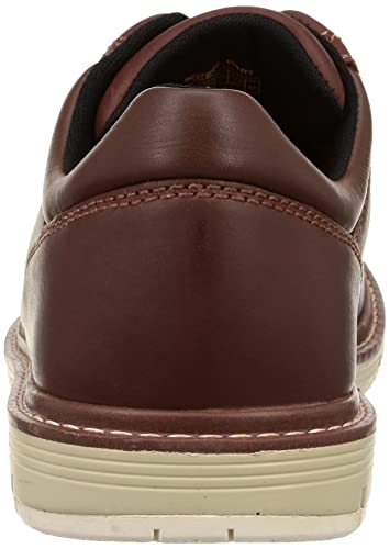 KEEN Utility Men's San Jose Oxford Low Soft Toe Industrial Wedge Work Shoes, Gingerbread/Off White, 11 Wide