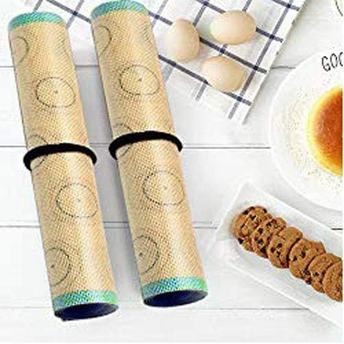 Macaron Silicone Baking Mats Set of 2,Non Stick Silicon Liner for Bake Pans & Rolling For Macaroons, Bake Pans, Pizza, Toaster, Cake, Cookie and Bread MakingQ