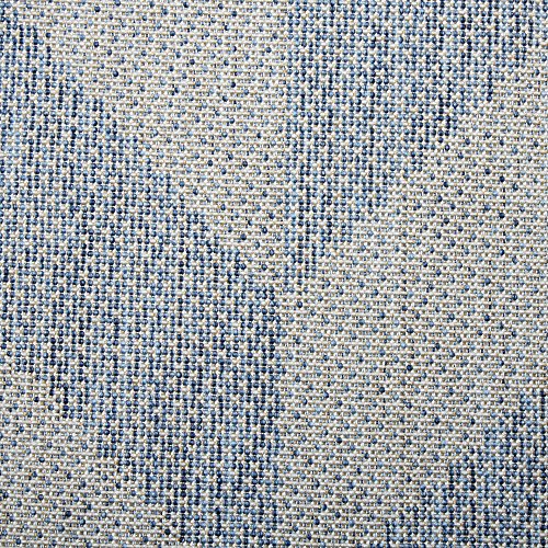 Nicole Miller New York Patio Country Calla Contemporary Herringbone Indoor/Outdoor Area Rug, Blue/Grey, 5'2"x7'2"