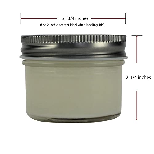 Set of 24 Bulk Wholesale Mini Mason Jar Candles - 4 Ounce - Perfect for Weddings, Restaurants, Gifts, Baby Showers
