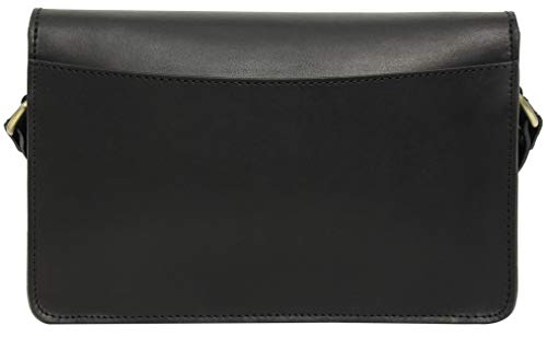 Gusti Handbag Leather - Zoey Shoulder bag Satchel Handbags Leather bag Ladies Vintage Black Leather true leather