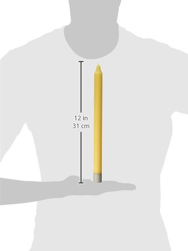 Northern Lights Candles Nlc Premium Tapers 12Pc Lemon Zest 12 Inch