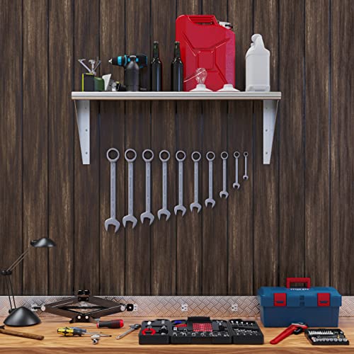 AmGood 14" X 36" Stainless Steel Wall Shelf | Metal Shelving | Garage, Laundry, Storage, Utility Room | Restaurant, Kitchen | Food Prep | NSF Certified