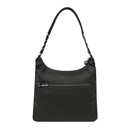 Travelon Hobo Crossbody Bag, Black, One Size