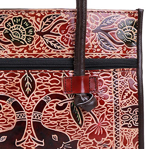Indian Handmade Leather Ethnic Vintage Tribal Shoulder Bag Purse Black