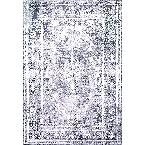 Home Dynamix Nicole Miller Patio Sofia Ivy Indoor/Outdoor Area Rug 5'3"x7'2", Modern Geometric Navy Blue/Ivory