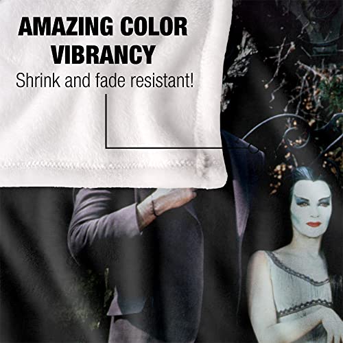 Trevco The Munsters Family Silky Touch Super Soft Throw Blanket 36" x 58"