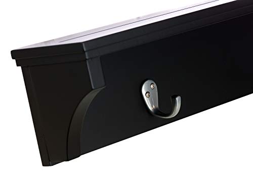 Kiera Grace Contemporary Floating-Shelves, Black