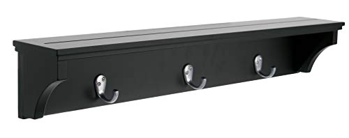 Kiera Grace Contemporary Floating-Shelves, Black