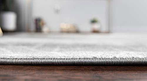 Unique Loom Sofia Collection Area Rug - Rainier (9' x 12' 2", Dark Gray/ Gray)