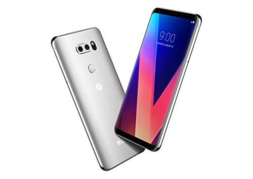 LG V30 Silver for Verizon 64gb - LTE - 6in QHD Plus FullVision Display, LTE, GSM (Renewed)