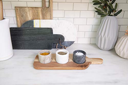 Bloomingville AH0143 Pinch Pot, 15 Inch Tray, Grey