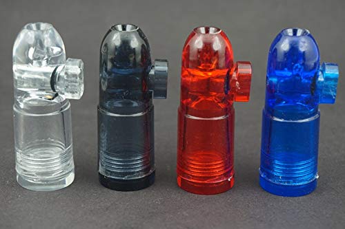 Tool Parts Acrylic Glass Snuff Bullet Rocket Snuff Sniffer Bottles