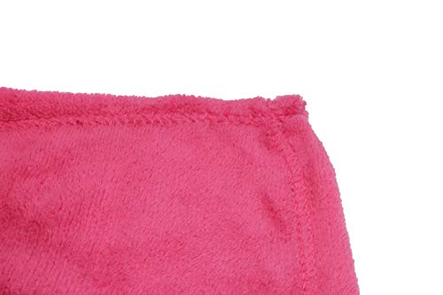 FOHOG Collection Fleece Blanket Hot Pink Red Small Plush Throw Blankets for Couch Flannel Soft Lightweight Microfiber Travel 50" X 60" (Hot Pink)