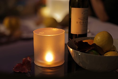 MPOWERD Luci Candle: Solar Inflatable Light, Get Peace of Mind That Traditional Candles Cannot Give, Glowing Amber Candle Flicker That Lasts Up to 18 Hours, No Batteries Needed, Waterproof