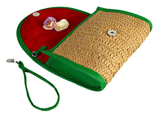 Watermelon Fruit Women's Straw Plaited Article Handbag