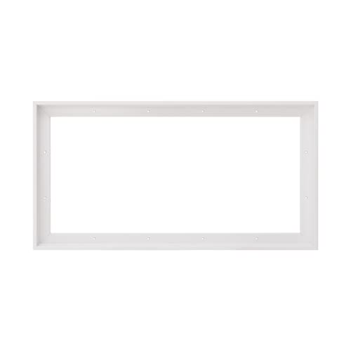 Pixy Canvas 10x20 inch Floater Frame for Canvas Paintings. 12 Colors. Floating Frame fits 5/8", 3/4" & max 7/8" Deep Stretched Canvas & Wood Panels (White, 10 x 20 inch)