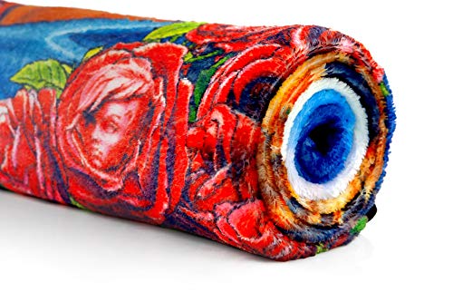 JUST FUNKY Borderlands 3 Psycho Bandit Cover Art Fleece Throw Blanket | Official Borderlands Large Collectible Blanket | 60 x 45 Inches