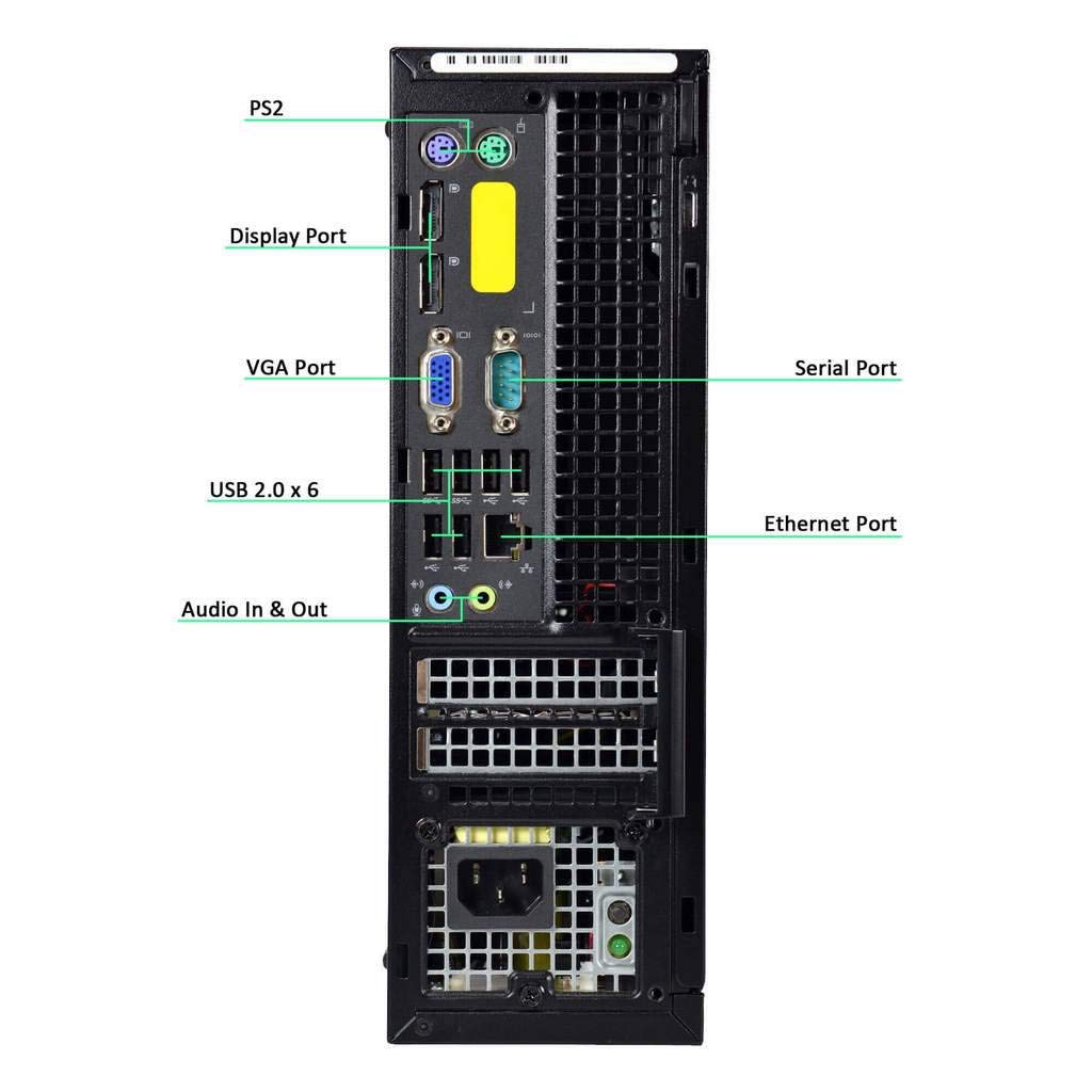 Dell Optiplex 9020 Desktop Computer | Quad Core Intel i7 (3.4) | 32GB DDR3 RAM | 1TB SSD Solid State | Windows 10 Professional | 24in LCD Monitor | Home or Office PC (Renewed)