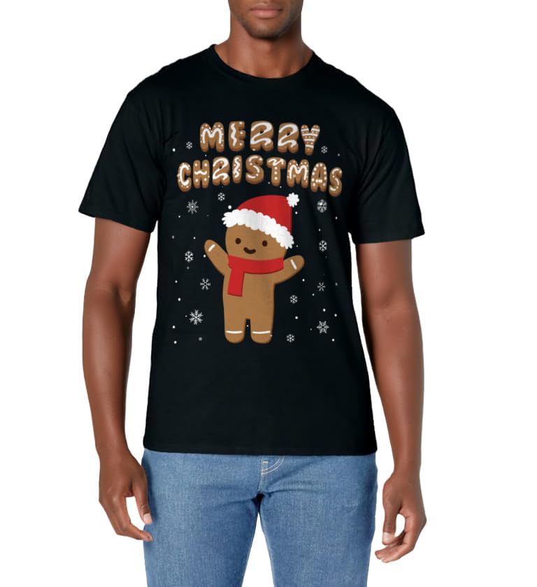 Merry Christmas Gingerbread Merry Christmas Cookie Bakers T-Shirt