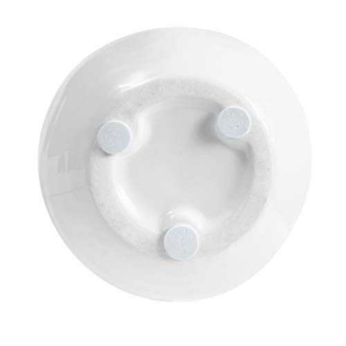 Pavilion Gift Company Make A Wish Happy 30th Birthday-8 oz Soy Wax Candle with Wick in A White Ceramic Vessel 8 oz-100 Scent: Serenity, 3.5 Inch Tall