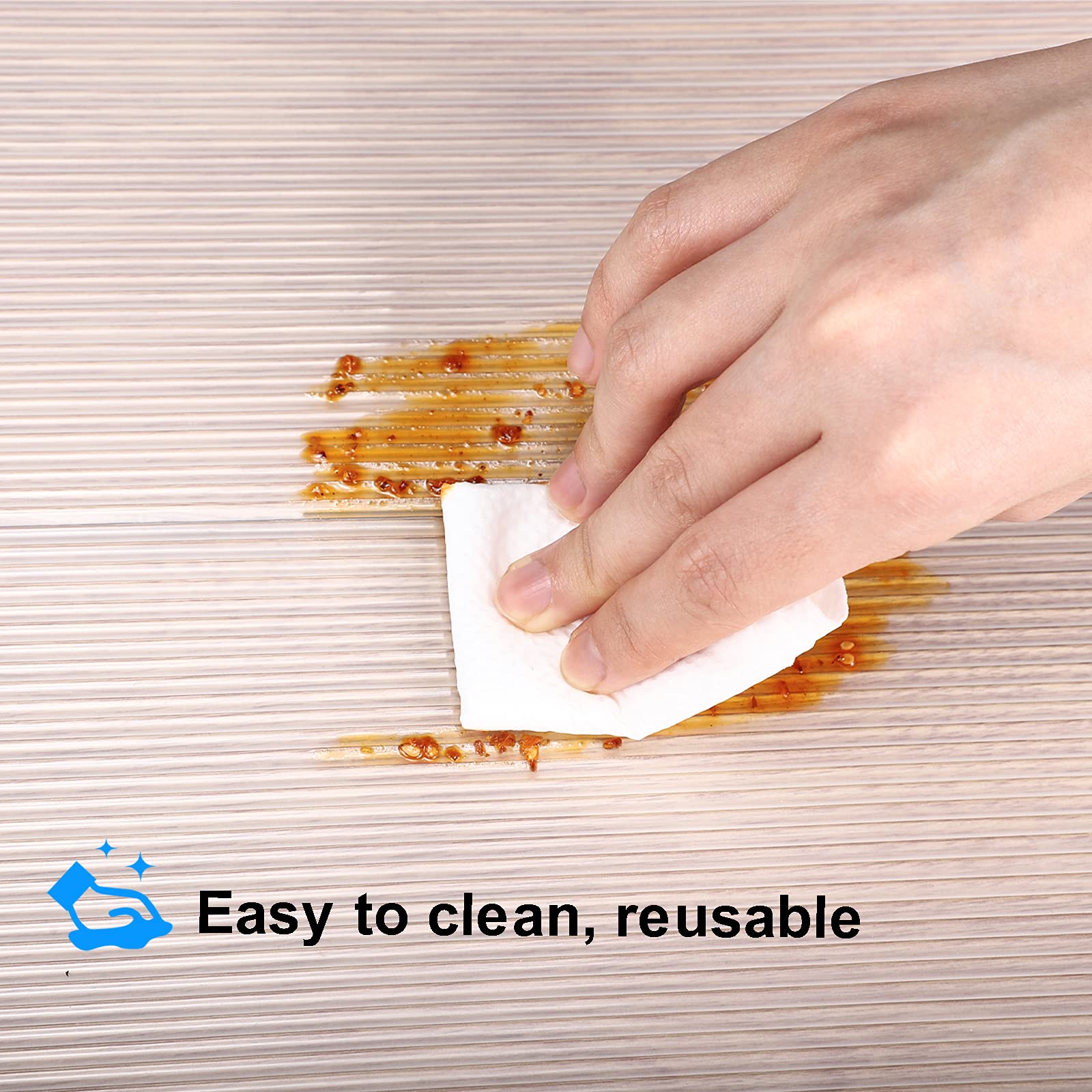 Shelf Liner 17.5 Inches x 20 FT, Non Adhesive Cabinet Liner, Double Sided Non-Slip Drawer Liner,Cupboard Liner,Washable Refrigerator Mats for Pantry Cabinet, Kitchen Drawer, Bathroom Shelves,Shoe Rack