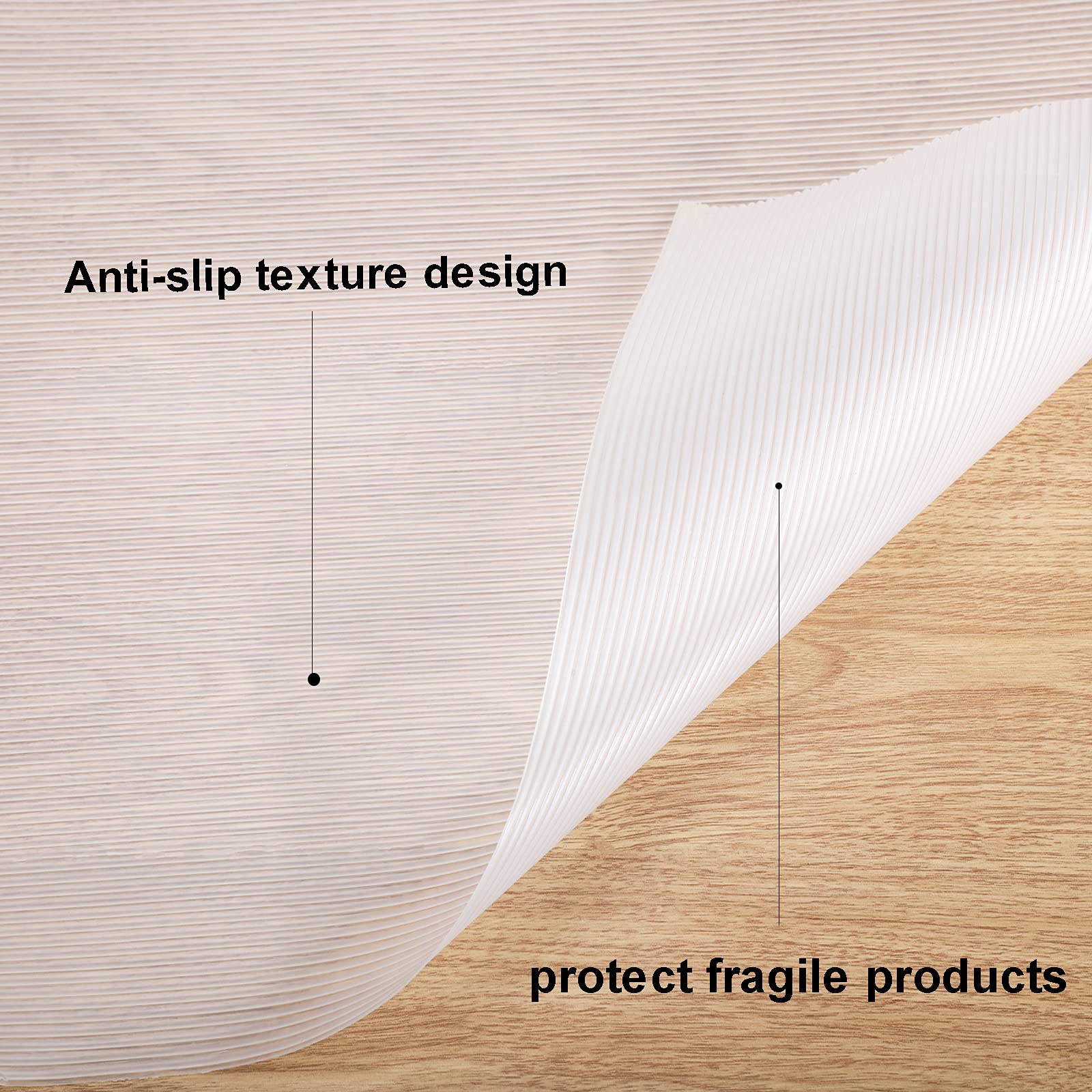 Shelf Liner 17.5 Inches x 20 FT, Non Adhesive Cabinet Liner, Double Sided Non-Slip Drawer Liner,Cupboard Liner,Washable Refrigerator Mats for Pantry Cabinet, Kitchen Drawer, Bathroom Shelves,Shoe Rack