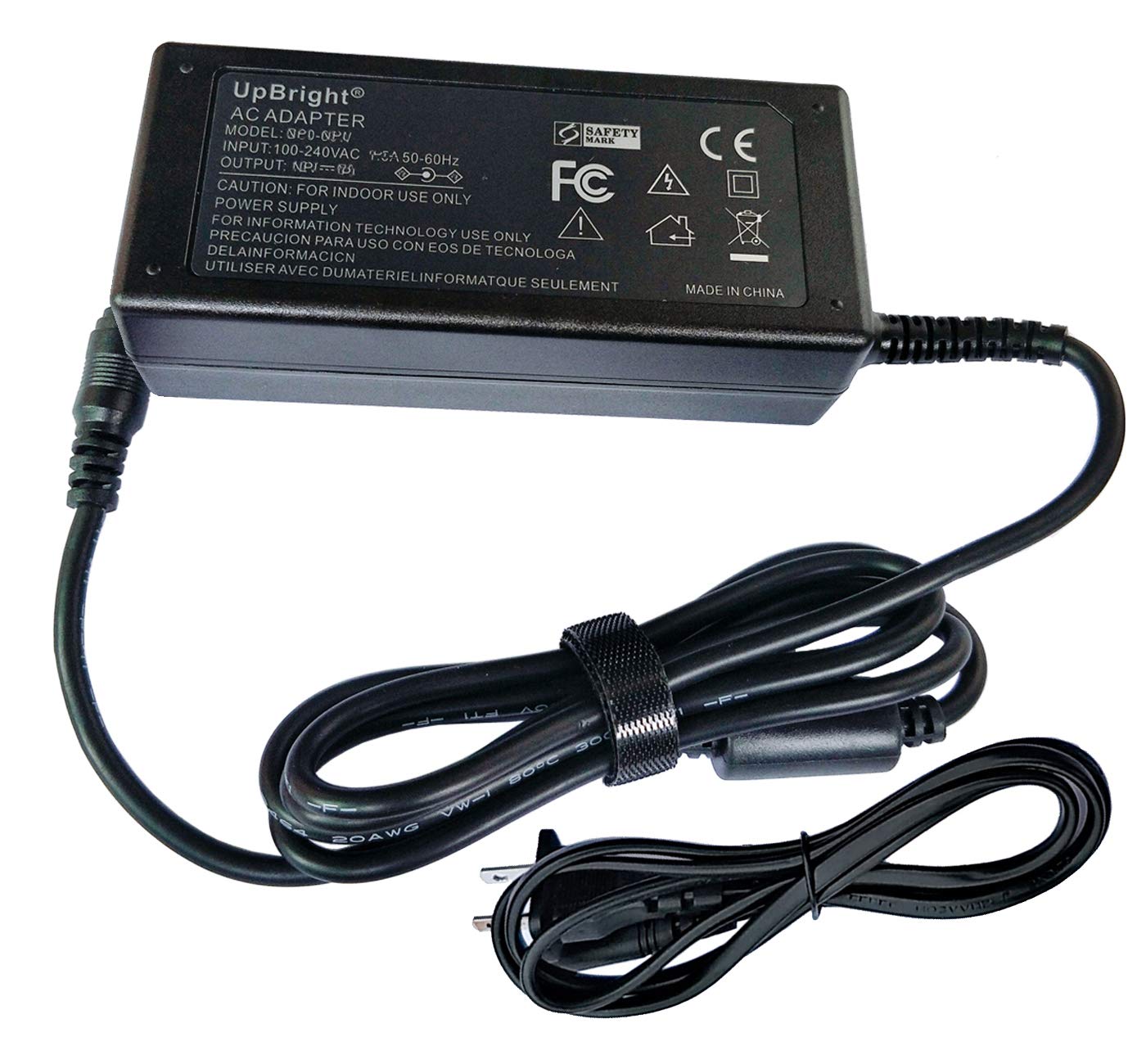 UpBright 12V AC Adapter Compatible with Sharp RADPAA061AWZZ Home Theater Speaker RADPAA071AWZZ TSPC-B395AWZZ TSPCB395AWZZ Sound Bar System LC15M4U LC20M4U LC15B2U LCD Moniter AcBel AD8023 Power Supply