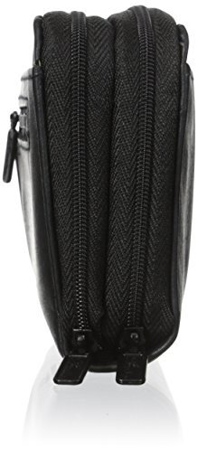 Uxton Heiress Double Zip-around Indexer (Black-RFID Protected)